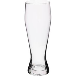 Van Well Bierglas »Weizenbierglas« 0, 3 L, geeicht, spülmaschinenfest, Gastronomiequalität, 6-tlg. transparent
