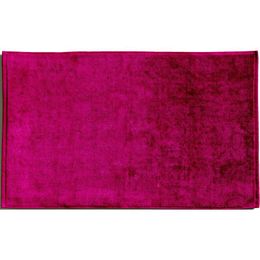 M&ouml;ve M&Ouml;VE Badematte &raquo;Bamboo&laquo; H&ouml;he 1 mm strapazierf&auml;hig Bambus-Zellstoff berry Obermaterial: 50% Baumwolle, 50% Viskose rechteckig (50 cm x 80 cm )