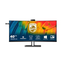 Philips Curved-LED-Monitor &raquo;40B1U6903CH&laquo; 100, 9 cm/40 &prime;&prime; 5120 x 2160 px 5K2K 4 Reaktionszeit 75 Hz schwarz Neigbar, Drehbar, H&ouml;henverstellbar,...