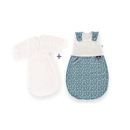 Tr&auml;umeland TR&Auml;UMELAND Babyschlafsack &raquo;Set Tropfen Ozeanblau&laquo; blau Obermaterial: 100% Baumwolle