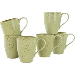 Creatable Becher »Kaffeebecher NATURE COLLECTION« Tassen Set, 6-teilig sand 0