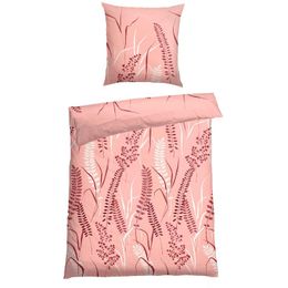 Schiesser Bettwäsche »Annic aus weicher Baumwolle in floralem Dessin« 2 Stk. tlg. MADE IN GREEN by OEKO-TEX Rosa Obermaterial: 100% Baumwolle B/L:...