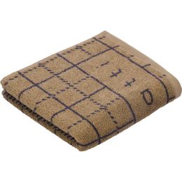 Bugatti Handtuch »Perezzi« Jacquard in smartem Karolook camel Obermaterial: 100% Baumwolle B/L: 50 cmx100 cm