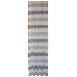 HOMING Gardine &raquo;Jaron&laquo; verdeckte Schlaufen 1 Stk. tlg. Streifen, modern, Farbverlauf, Wohnzimmer, Schlafzimmer blau Obermaterial: 100% Polyester...