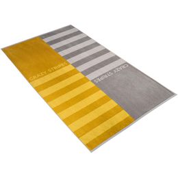 Vossen Strandtuch &raquo;Crazy Stripes&laquo; ginko Obermaterial: 100% Baumwolle B/L: 100 cmx180 cm