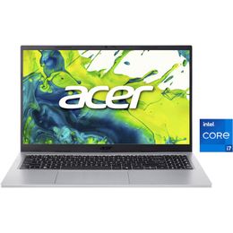 Acer Notebook »AG15-72P-747V« 39, 62 cm / 15, 6 ′′ Intel Core 7 Intel Graphics 512 GB SSD Pure Silver Windows 11 Home (64 Bit)