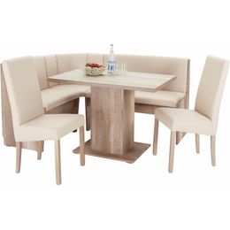 Inosign Eckbankgruppe &raquo;Hamburg&laquo; Set, 4 Stk. tlg. wildeichefarben/beige +