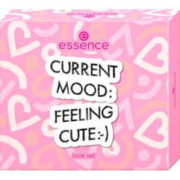 Essence Make-up Set &raquo;CURRENT MOOD: FEELING CUTE look set&laquo; mit langanhaltendem Ergebnis blassrosa 9 essenzielle Produkte in einem Make-up Geschenk-Set