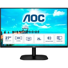 AOC LED-Monitor &raquo;27B2DM&laquo; 69 cm/27 &prime;&prime; 1920 x 1080 px Full HD 4 Reaktionszeit 75 Hz schwarz