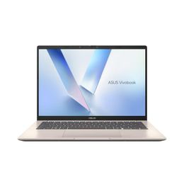 ASUS Notebook »Vivobook 14 X1-26-100 32 1TB X1407QA-LY045W« 35, 6 cm / 14 ′′ Qualcomm X Adreno 512 GB SSD Gold Schneller Datentransfer dank 512GB...