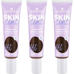 Essence Foundation »SKIN tint« mit veganen Inhaltsstoffen braun 160 0 Super leichte und angenehme Textur
