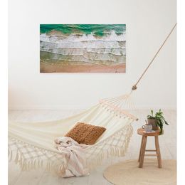 Komar Leinwandbild &raquo;Day at the Beach - Gr&ouml;&szlig;e 60 x 90 cm&laquo; Natur 1 Stk. tlg. Keilrahmenbild mi Echtholzrahmen bunt Holz, Papier