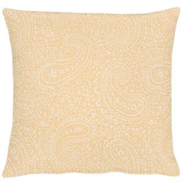 Apelt Kissenhülle »7907 Uni Paisley« ohne Füllung apricot Obermaterial: 65% Polyester, 35% Viskose B/L: 49 cm x 49 cm
