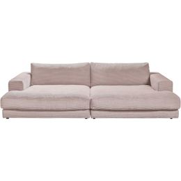 Places of Style Loungesofa »Enisa, B/T/H: 290/170/85 cm« Zeitloses und stylisches Loungemöbel, Mega-Sofa, Big-Sofa XXL rosé