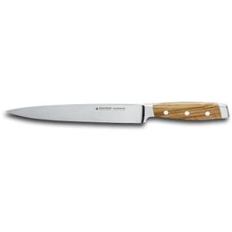 Felix Solingen Fleischmesser »First Class Wood« Handmade in Solingen, lebenslanger kostenloser Nachschleifservice natur