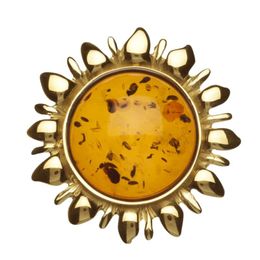 OSTSEE-SCHMUCK Kettenanhänger »Anhänger Sonne Anhänger Sonne« (1 Stk. tlg.) 28x28mm Eleganter Goldanhänger aus 333/000er Gold