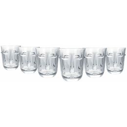 VILLA D'ESTE Gläser-Set »Vis à Vis Transparent« Wassergläser-Set, 6-teilig, Inhalt 300 ml transparent