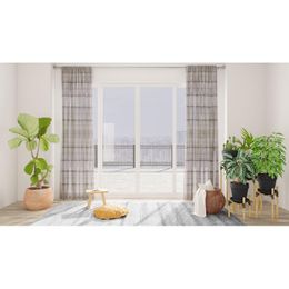 HOMING Gardine &raquo;Jolina&laquo; verdeckte Schlaufen 1 Stk. tlg. Streifen, modern, Farbverlauf, Wohnzimmer, Schlafzimmer grau Obermaterial: 100% Polyester...