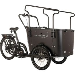 VOGUE BIKE &raquo;Avenger&laquo; 8 Gang Shimano Nexus Schaltwerk Nabenschaltung Mittelmotor 250 W Pedelec, Elektrofahrrad f&uuml;r Damen u. Herren schwarz+schwarz