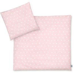 Julius Z&ouml;llner JULIUS Z&Ouml;LLNER Kinderbettw&auml;sche &raquo;Leafy&laquo; 2 Stk. tlg. rosa Obermaterial: 100% Baumwolle B/L: 80 cm x 80 cm