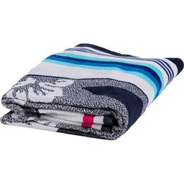 stuco Strandtuch &raquo;Surfboard&laquo; mit Blume wei&szlig;-pink-blau Obermaterial: 100% Baumwolle B/L: 90 cmx170 cm