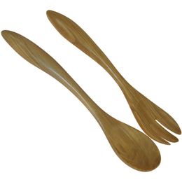 BERARD FRANCE 1892 Salatbesteck &raquo;Terra&laquo; holzfarben