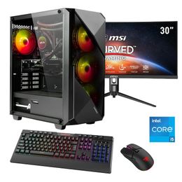 Hyrican Gaming-PC-Komplettsystem »Striker SET02410« 30 ′′ Intel Core i5 GeForce RTX 4060 16 GB RAM 1.000 GB SSD DDR5, Windows 11, inklusive 30"...