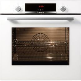 Bosch Einbaubackofen 4 »HBA533BW1« mit Teleskopauszug nachrüstbar mit ecoClean Direct weiß