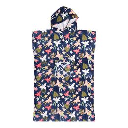 Roxy Badeponcho »Stay Magical Printed« Mood Indigo Alma Swim Einheitsgröße Stoff: Bedruckter Frottee-BaumwollStoff