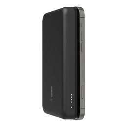 Belkin Powerbank »BOOSTCharge tragbares, magnetisches drahtloses 10K-Ladegerät« Magn. Ladepad und Powerbank MagSafe 10.000 mAh, schwarz 10.000 mAh...