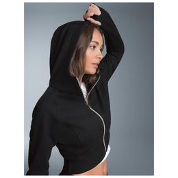 TRIGEMA Sweatjacke »Cropped Kapuzenjacke« 1 Stk. tlg. schwarz XL XL Leichte Sweat-Qualität mit kuschelig weicher Innenseite