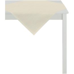 Apelt Mitteldecke »ALASKA, LOFT STYLE, Rips Uni« beige Obermaterial: 70% Polyester, 30% Baumwolle B/L: 93 cm x 93 cm