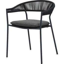 Best Gartenstuhl »Sebastian« () 1 Stk.Outdoor Dining Stuhl Anthrazit Obermaterial: 80% Polyurethan, 20% Polyester