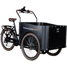 Zündapp ZÜNDAPP »Cargo C2426« 7 Gang Shimano Kettenschaltung Heckmotor 250 W Pedelec, Elektrofahrrad für Damen u. Herren schwarz