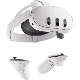 META Virtual-Reality-Brille »Quest 3« weiß 512 GB Die mit TruTouch-Haptik ausgestatteten Touch Plus Controller liegen noch besser in der Hand und...