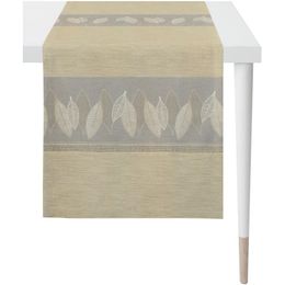 Apelt Tischläufer »2719 LOFT STYLE, Jacquard« beige/natur/grau Obermaterial: 65% Polyester, 20% Viskose, 10% Baumwolle, 5% Polyacryl B/L: 44 cm x...