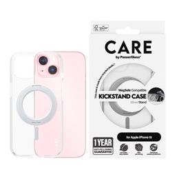 CARE BY PANZERGLASS Handyhülle »Kickstand Case mit MagSafe für Apple iPhone 15« Backcover, Schutzhülle, Handyschutzhülle, Case, Schutzcase,...