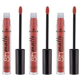 Essence Lippenstift »8h matte liquid lipstick« mit mattem Ergebnis Velvet Brick Langanhaltenden, wasserfest Textur