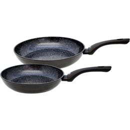 ELO Pfannen-Set »Pure Belugo« Aluminium Set, 1x Bratpfanne Ø 24 cm, 1x Bratpfanne Ø 28 cm, 2 Stk. tlg. Induktion schwarz