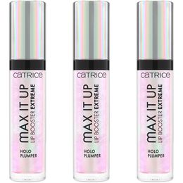 Catrice Lip-Booster »Max It Up Lip Booster Extreme« mit Hochglanzfinish Beam Me Away Mit Menthol & frischem Pfefferminzaroma im 3er Pack