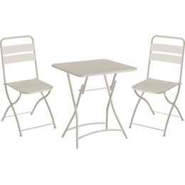 Essentials Balkonset &raquo;Breeze Bistro Set&laquo; Set, 3 Stk. tlg. in verschiedenen Farben erh&auml;ltlich beige Stahl