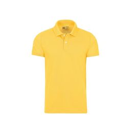 TRIGEMA Poloshirt »Slim Fit Poloshirt aus DELUXE-Piqué« 1 Stk. tlg. hellgelb M M DELUXE-Piqué-Qualität