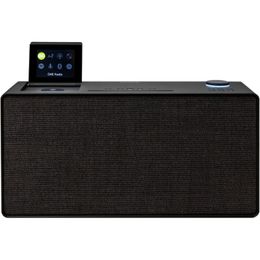 pure Digitalradio (DAB+) »Evoke Home« (Bluetooth WLAN Digitalradio (DAB+) FM-Tuner Internetradio 100 W) zusätzliches CD Laufwerk Coffee Black