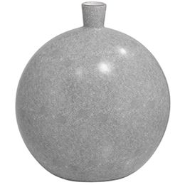 Fink Tischvase &raquo;ATHINA&laquo; aus Porzellan, H&ouml;he ca. 29 cm hellgrau-goldfarben