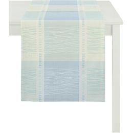 Apelt Tischläufer »COMO, LOFT STYLE, Jacquard« blau/hellblau/natur Obermaterial: 100% Polyester B/L: 44 cm x 140 cm