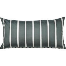 Janine Kissenbezug &raquo;modernclassic 39028-28&laquo; mit Rei&szlig;verschluss grau Mako-Satin, Obermaterial: 100% Baumwolle