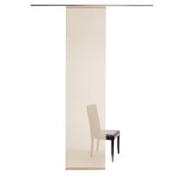 HOMING Schiebegardine &raquo;Manhattan&laquo; Stangendurchzug 1 Stk. tlg. Fl&auml;chenvorhang beige Obermaterial: 100% Polyester