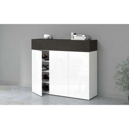 Inosign Schuhschrank &raquo;Savona&laquo; 1 Stk. tlg. wei&szlig; Spanplatte