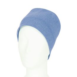 TRIGEMA Strickmütze »Soft-Cap« 1 Stk. tlg. royal-melange 900 95 % Baumwolle, Ringgarn supergekämmt, 5 % Elastan