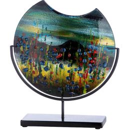 CASABLANCA BY GILDE Dekovase »Dali, Höhe ca. 37 cm« dekorative Vase aus Glas, Dekoobjekt bunt